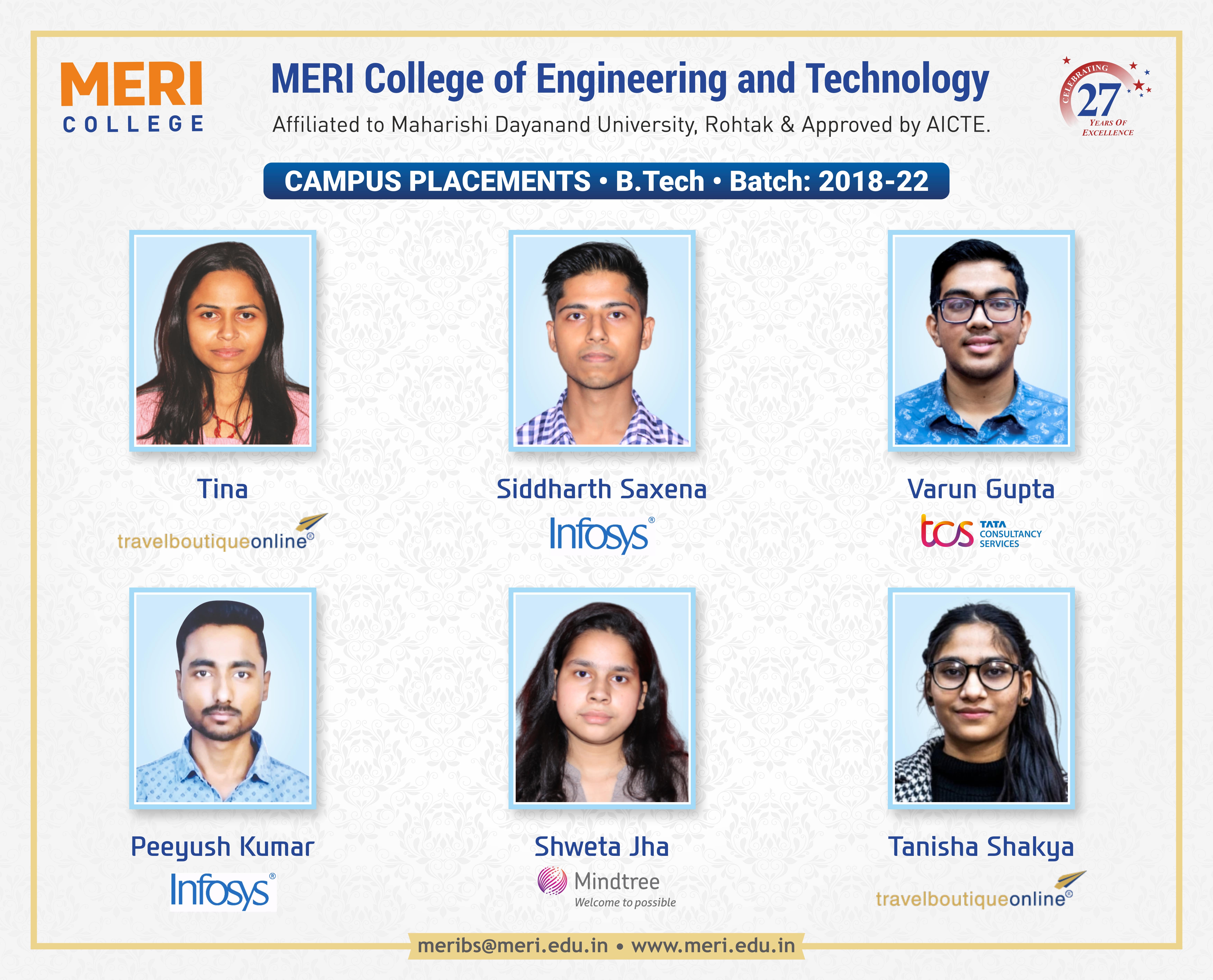 MERI College of Engineering and Technology Sampla, Delhi-NCR